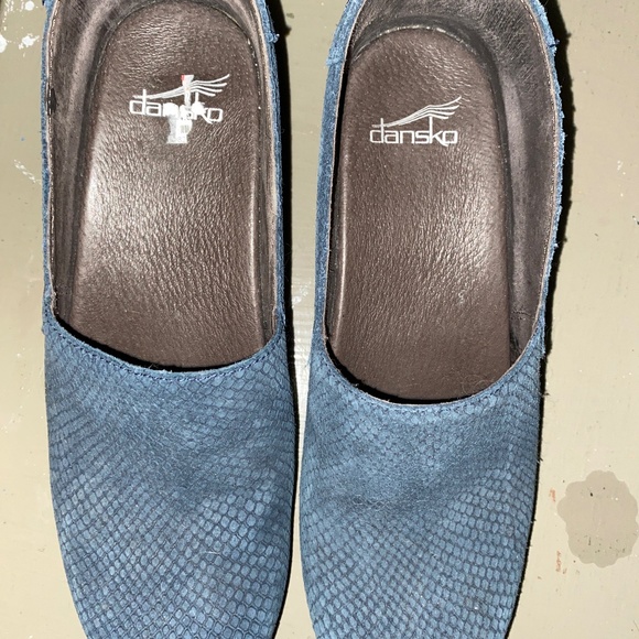 Dansko | Shoes | Blue Leather Dansko | Poshmark